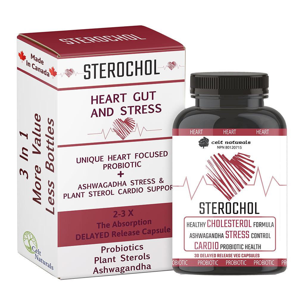 Celt Naturals - Sterochol (Heart, Gut & Stress Supplement ...