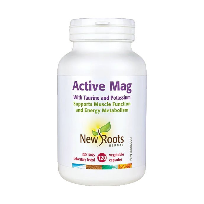 New Roots Herbal - Active Mag (Magnesium with Taurine & Potassium ...