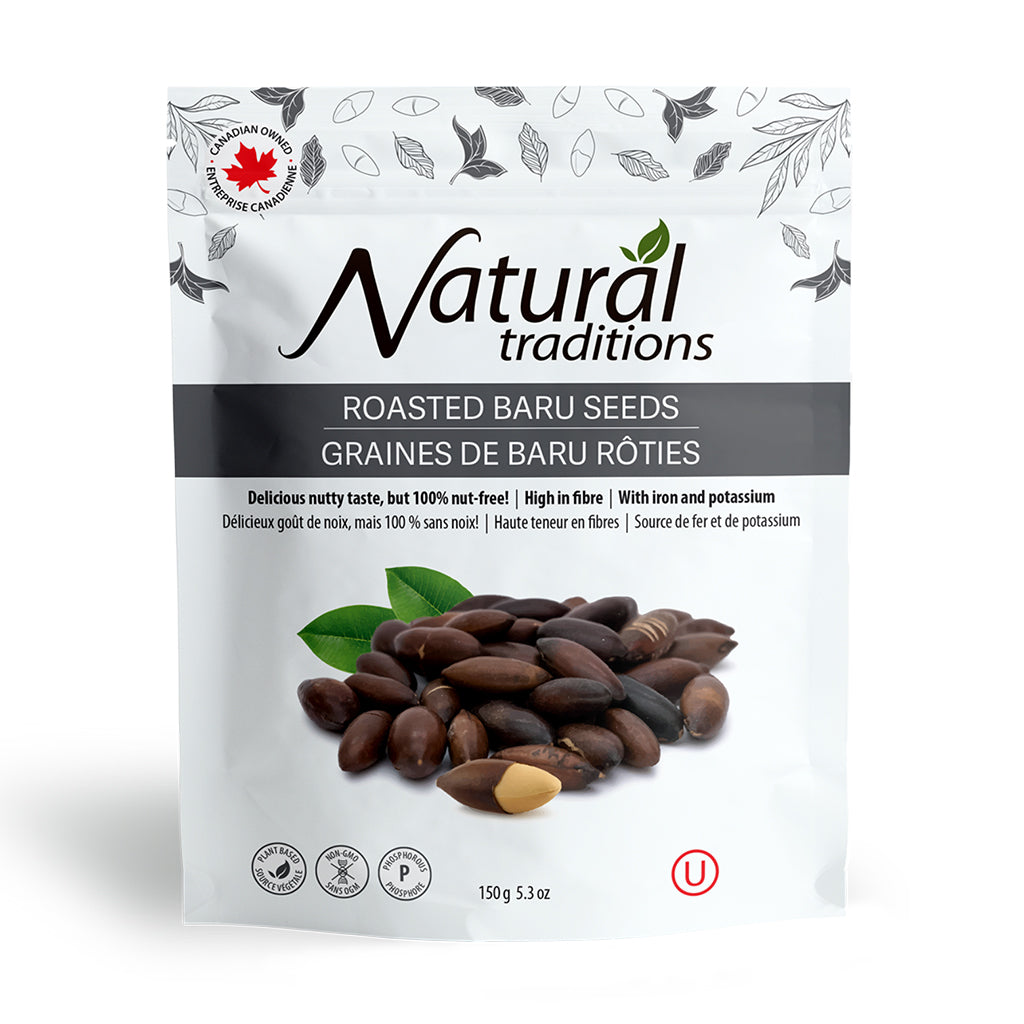 Natural Traditions - Roasted Baru Seeds (Baruka Nuts) – AvivaHealth.com