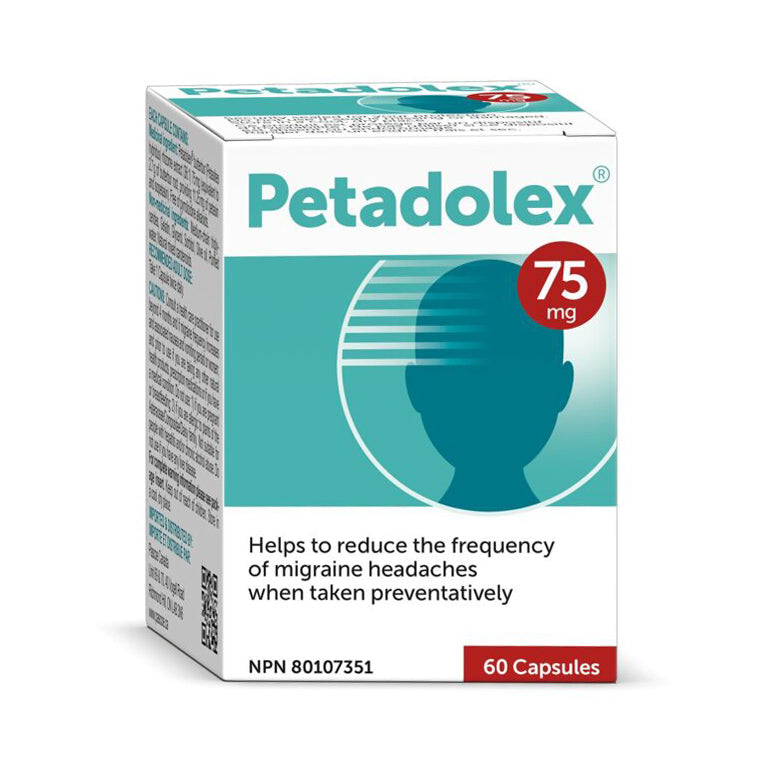 Petadolex - Natural Migraine Headache Relief (75 mg Butterbur ...