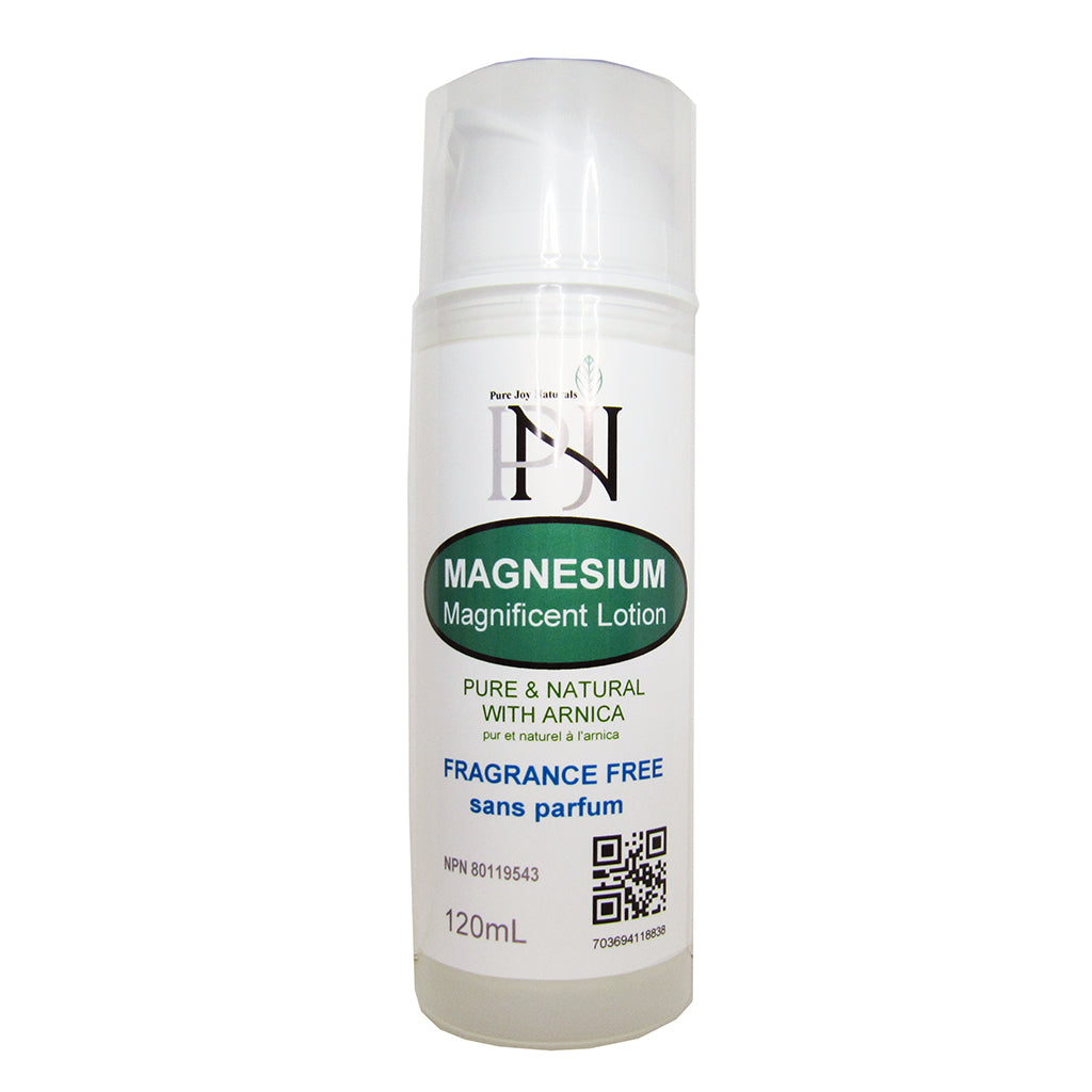 Pure Joy Naturals - Magnificent Magnesium Lotion with Arnica ...