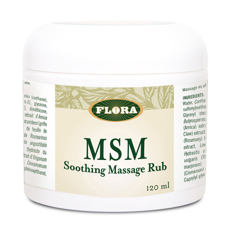Flora - MSM (Methyl Sulfonyl Methane) Capsules, Powder & Topical Rub ...