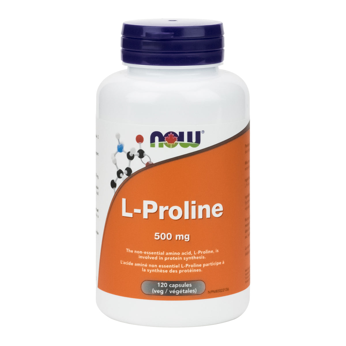 NOW - L-Proline Capsules (Amino Acid for Collagen Production ...