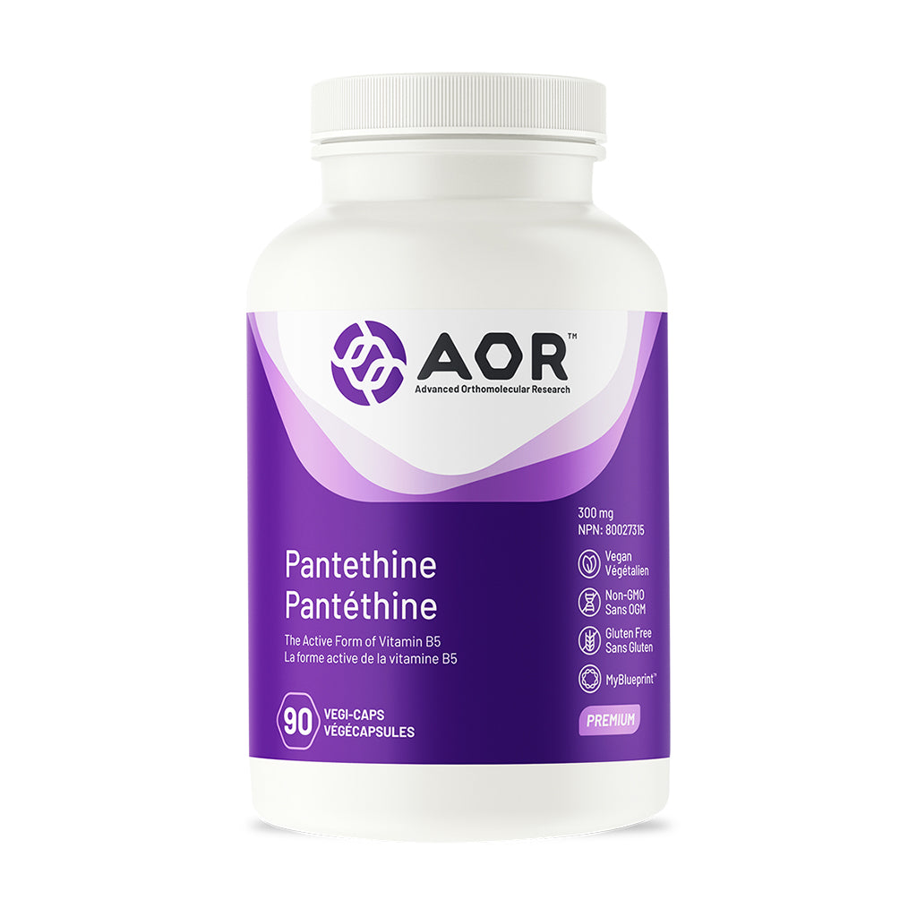 AOR - Pantethine (Active Form of Vitamin B5) - 300 mg Capsules ...