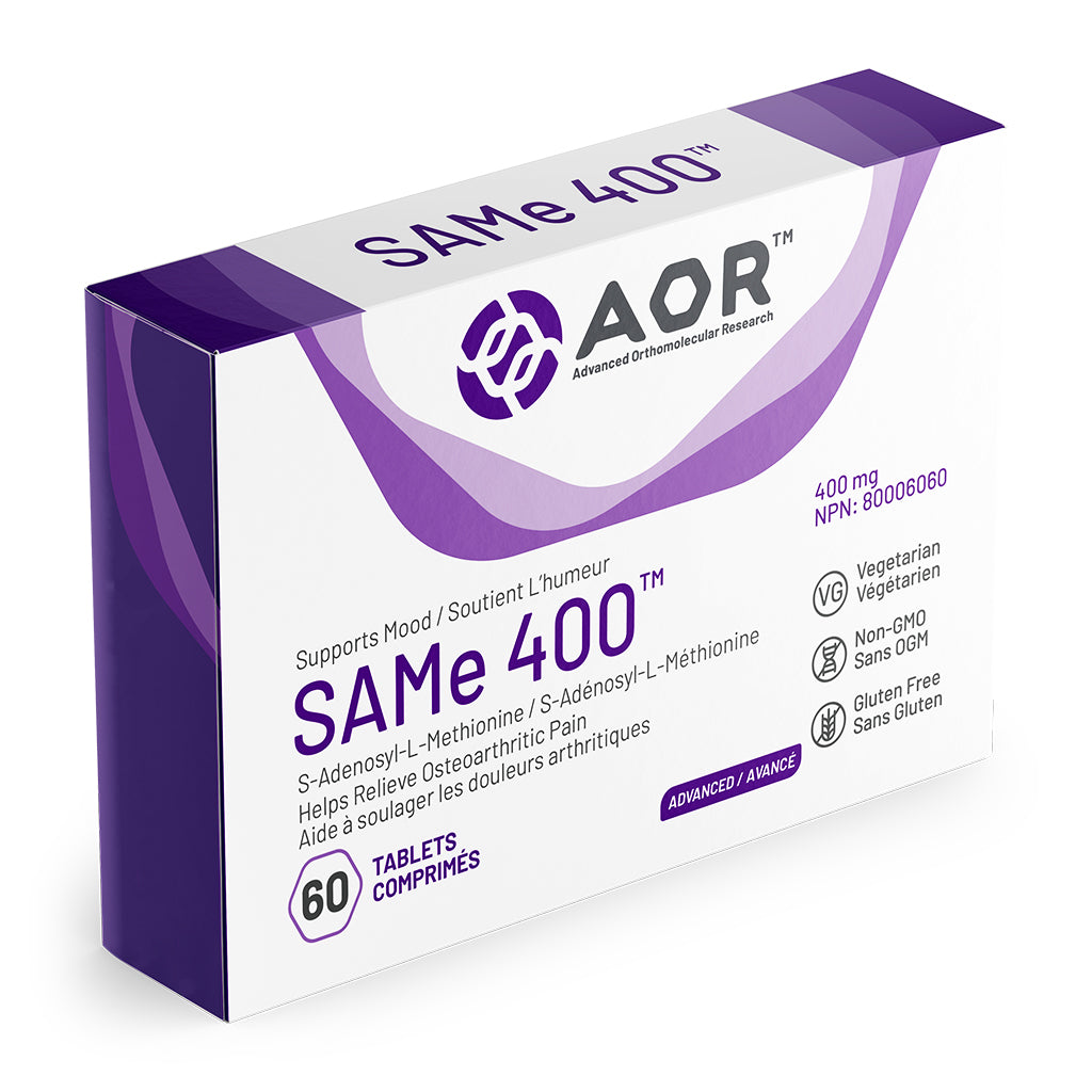 AOR - SAMe 400 (S-Adenosyl-l-Methionine) - Ionic SAMe Tablets ...