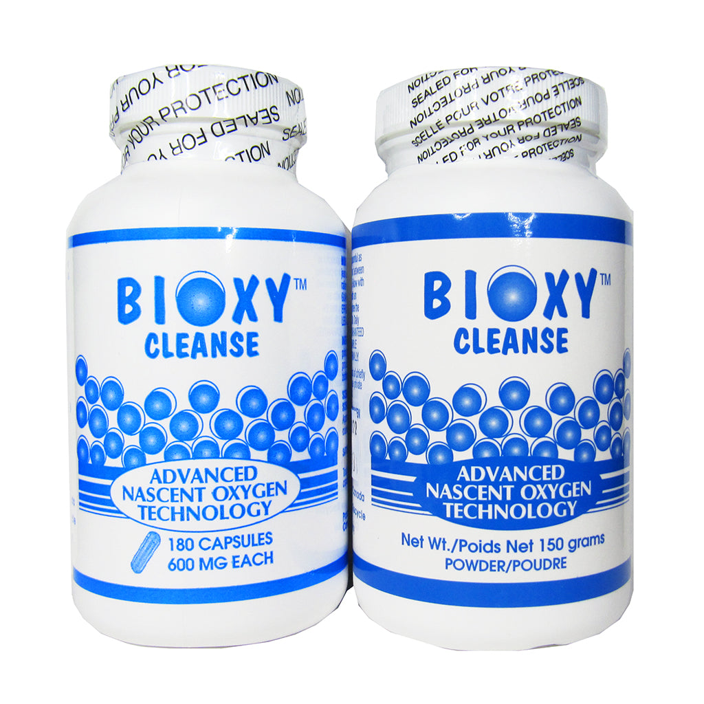 Bioxy Cleanse - Powder & Capsules - Advanced Nascent Oxygen Technology ...