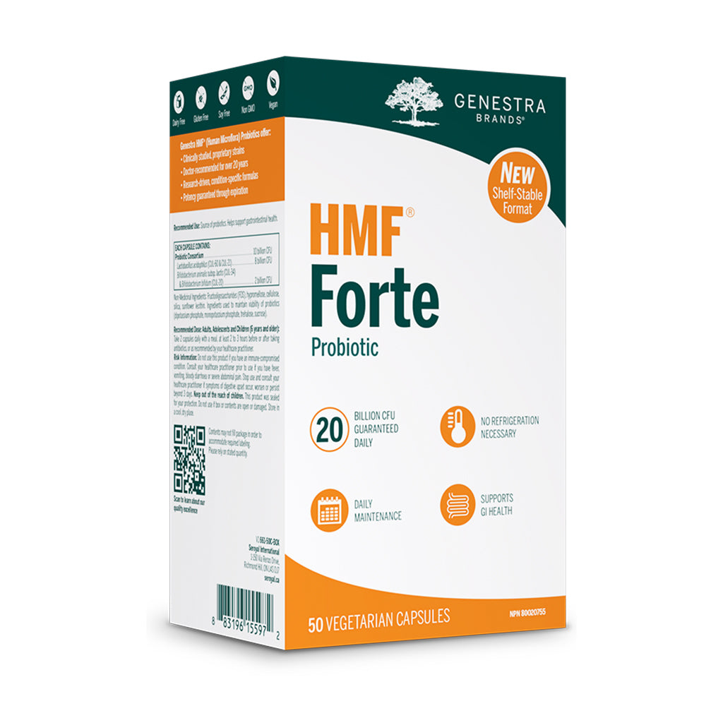 Genestra - HMF Forte Probiotics (Human Micro Flora Capsules/Powder ...