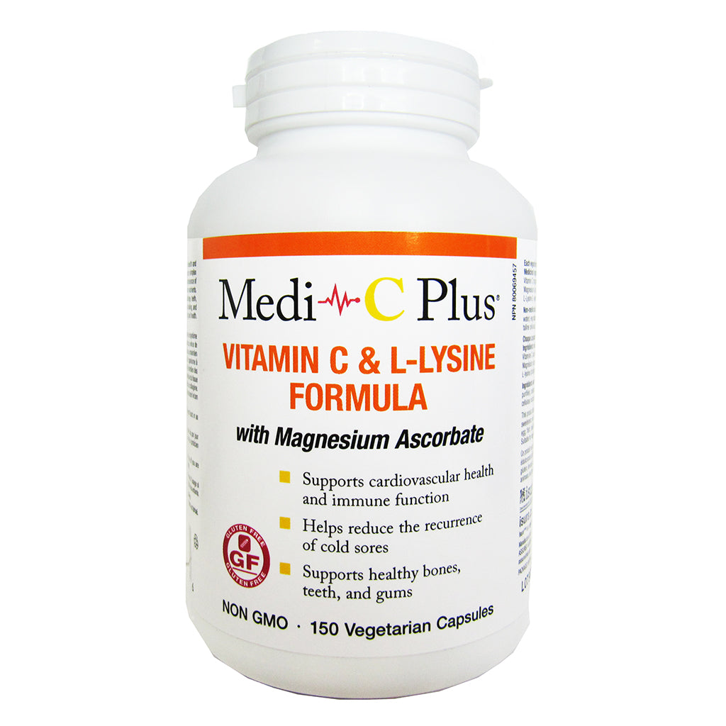 Medi-C Plus - Vitamin C & L-Lysine Formula - W. Gifford-Jones, MD ...