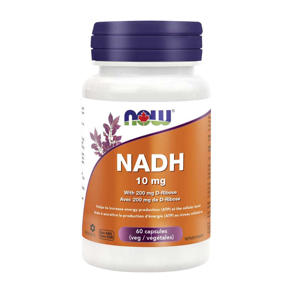 NOW - NADH Supplement (with D-Ribose) – AvivaHealth.com