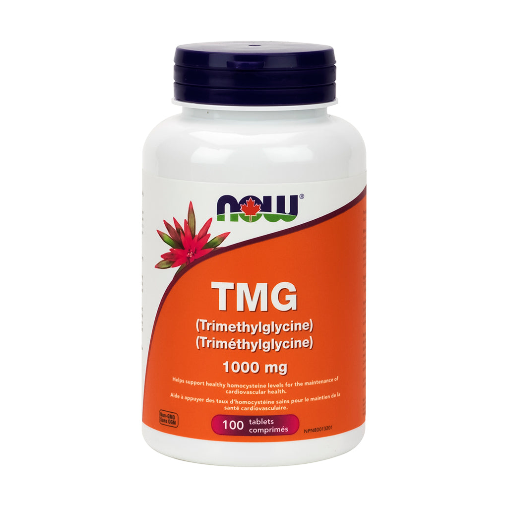 NOW - TMG (Trimethylglycine - 1000 mg Tablets) – AvivaHealth.com
