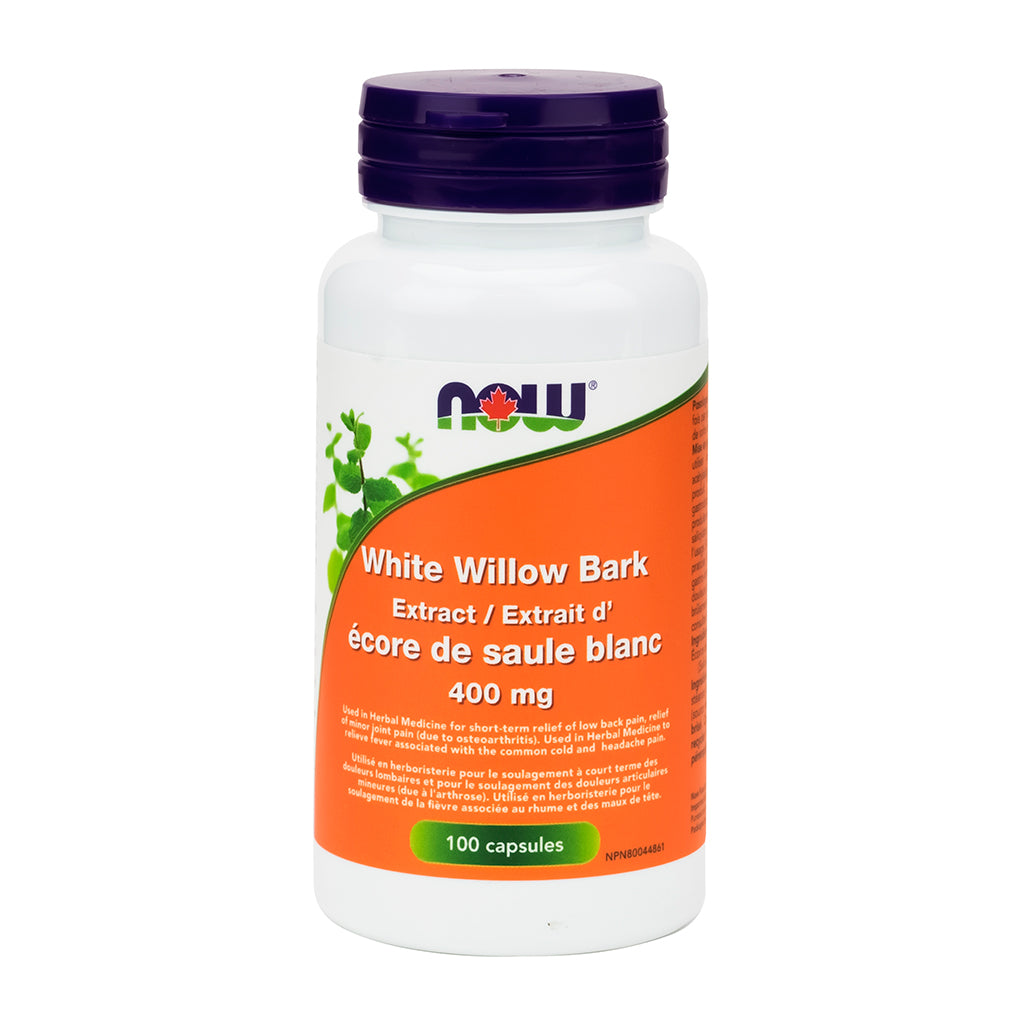NOW - White Willow Bark Extract Capsules – AvivaHealth.com