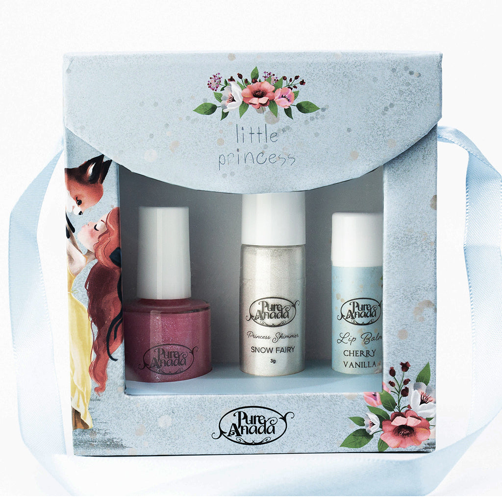 Pure Anada - Princess Pack - Natural Nail Polish, Shimmer, and Lip ...