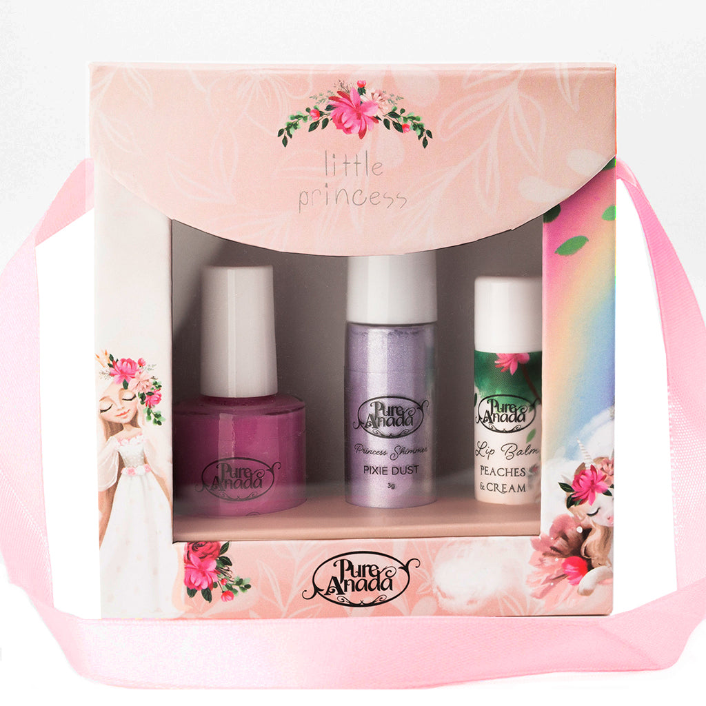 Pure Anada - Princess Pack - Natural Nail Polish, Shimmer, and Lip ...