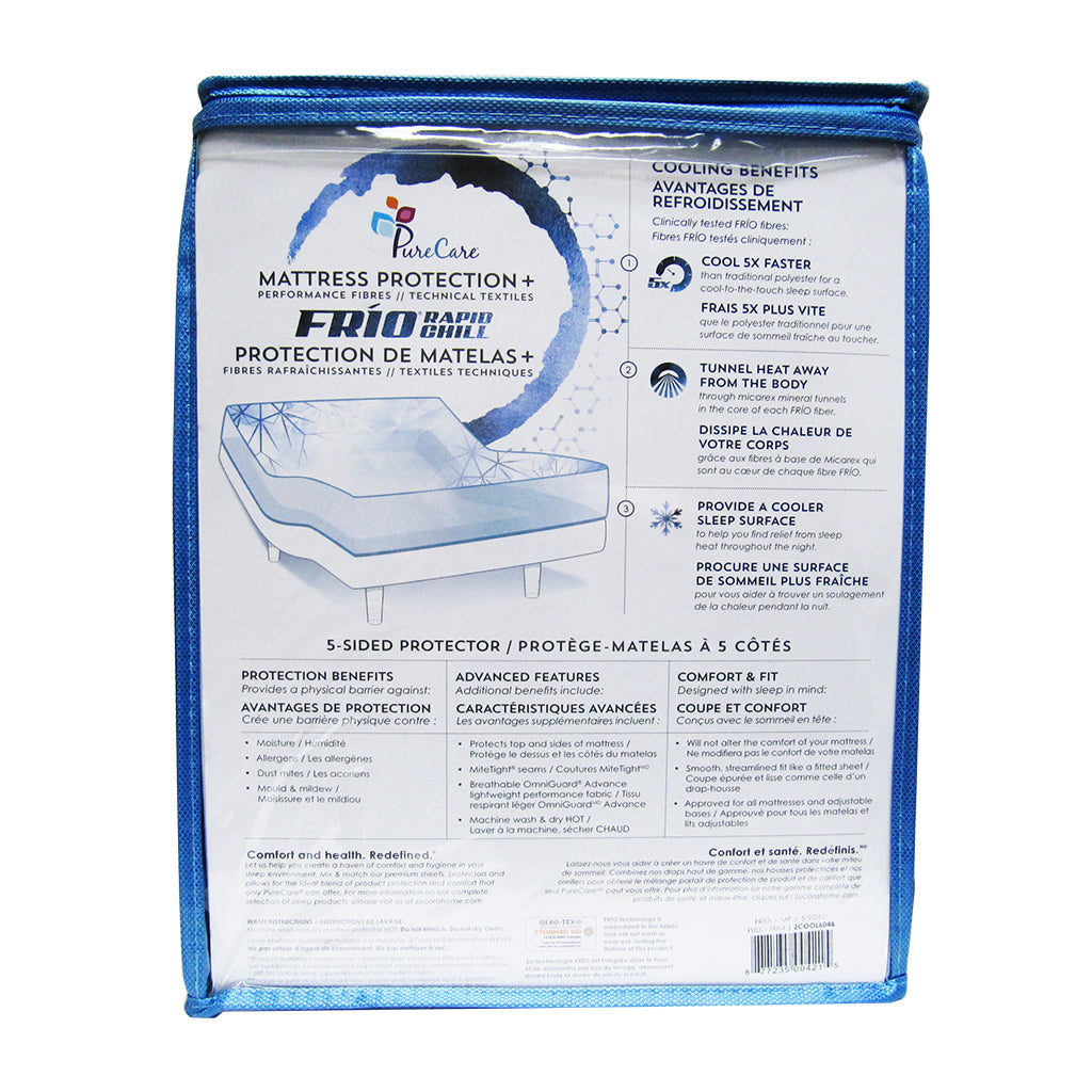 PureCare - Frio 5-Sided Mattress Protector, Full (Trim) – AvivaHealth.com