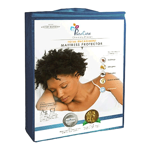 PureCare - Total Encasement Mattress Protector (6-Sided Protection ...