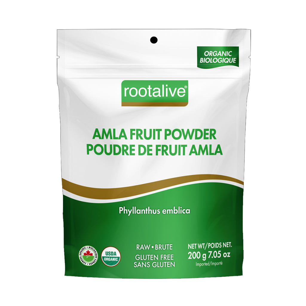 Rootalive - Organic Amla Fruit Powder (Indian Gooseberry) – AvivaHealth.com